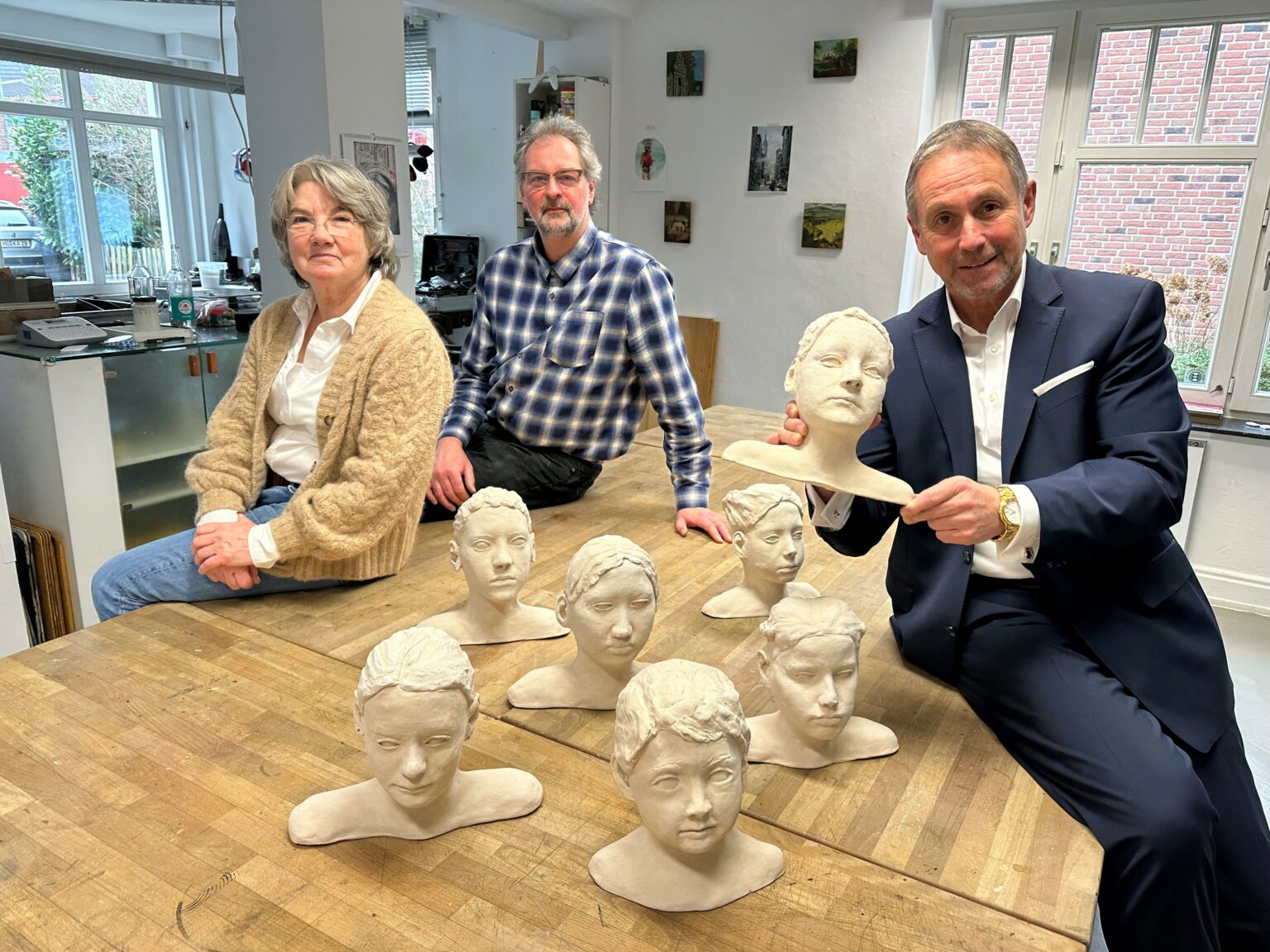 Volksbank zu Besuch in der Kunstschule – Kunstschule Neukirchen-Vluyn